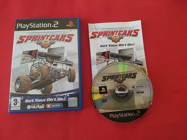 WORLD OF OUTLAWS Sprint Cars Playstation 2 Sony Ps2 Complet Tbe Pal Fr ...
