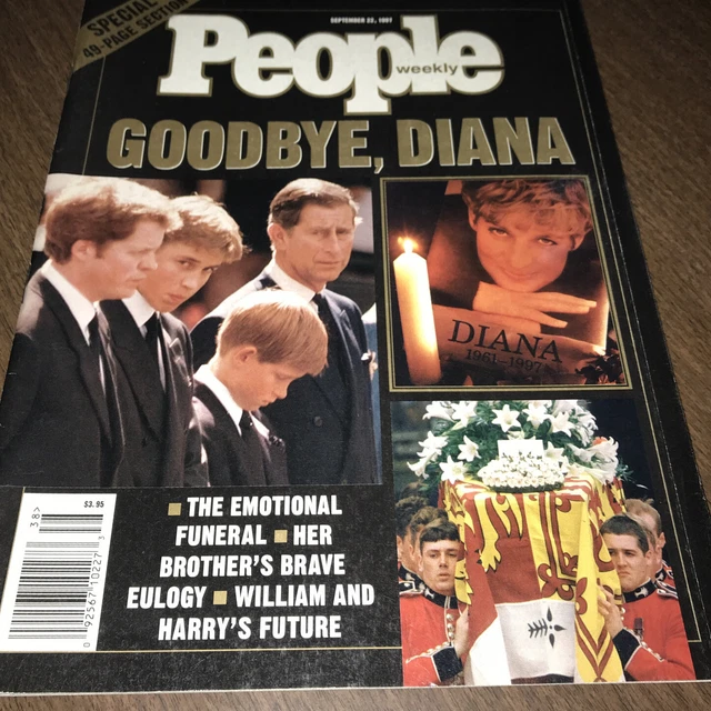 VINTAGE COLLECTIBLE PEOPLE Magazine Goodbye Diana September 22, 1997 ...