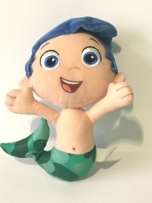 NICK JR. BUBBLE Guppies Gill Plush 8" Boy Mermaid Kids Stuffed Toy ...
