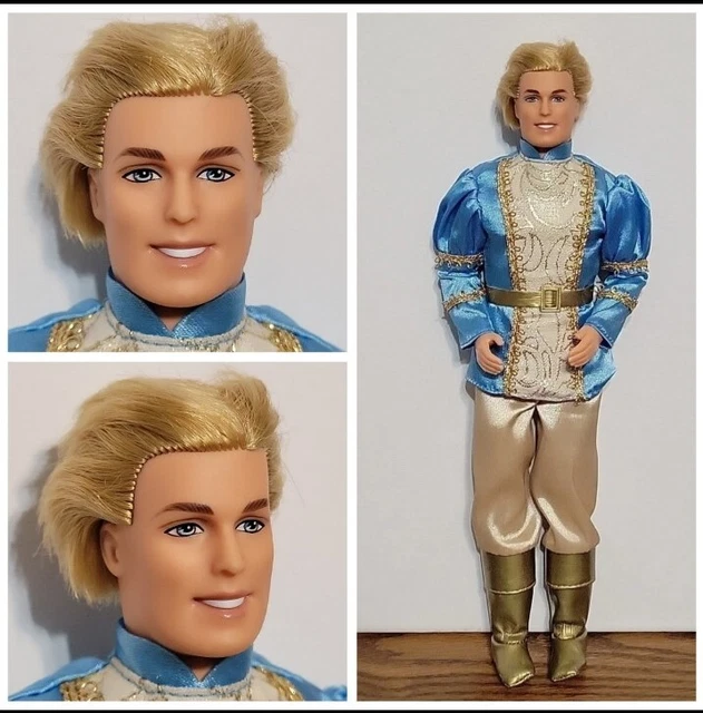 BARBIE AS RAPUNZEL Prince Stefan Ken Doll 2001 Blonde Blue Eyes ...