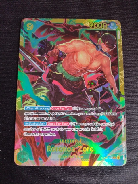 CARTE ONE PIECE RORONORA ZORO SEC OP06 118 Wings of Captain EUR 25,00 ...
