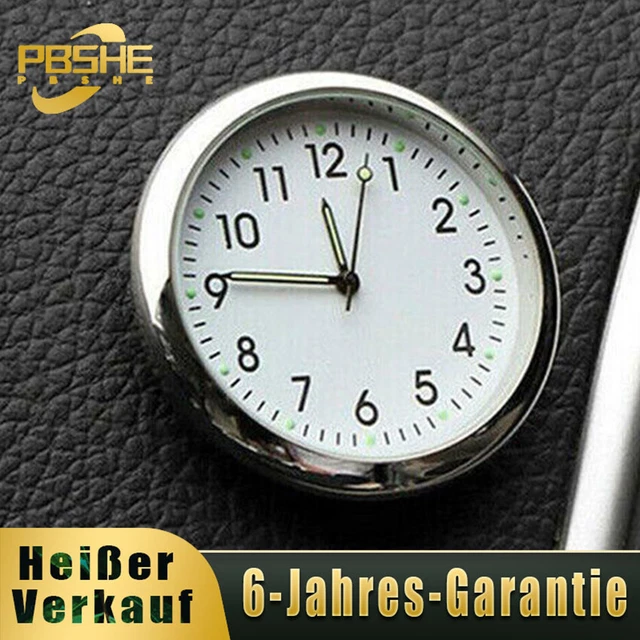MINI NACHTLEUCHTENDE AUTOUHR für Auto Innendekoration kleine Wanduhr ...