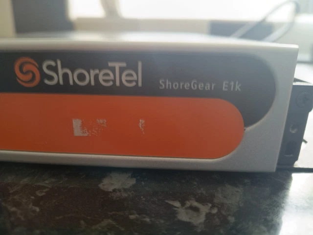 SHORETEL SG-E1K UNIT with Dual Rack Mount Tray No Accessories £10.00 ...
