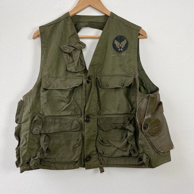 WWII VEST USAAF Army Air Force Type C-1 Emergency Sustenance Reliance ...