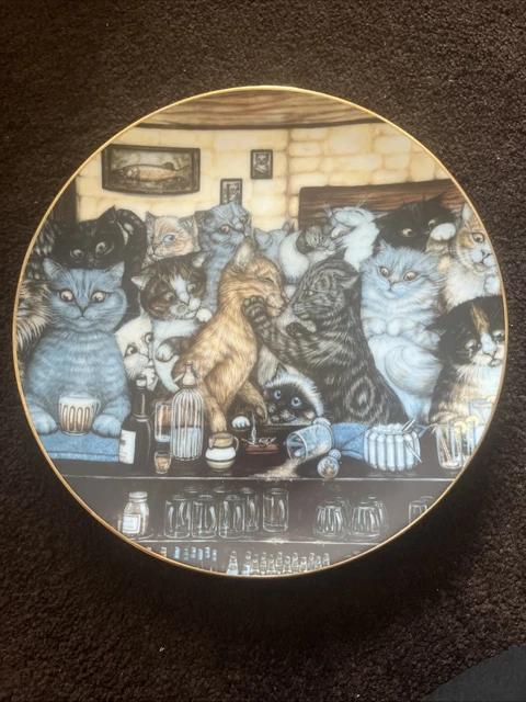 VTG 1987 LE Zoe Stokes/Pub Cats Plate, ‘Last Orders" Plate Number 3741 ...