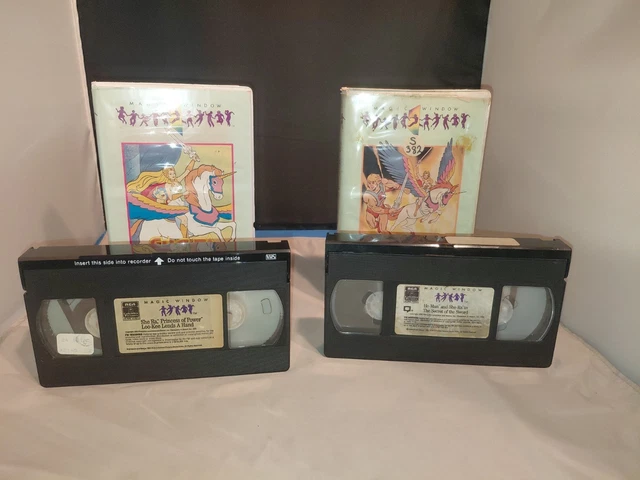 VINTAGE HE-MAN SHE-RA Secret of the Sword & Loo Kee Lends A Hand VHS ...