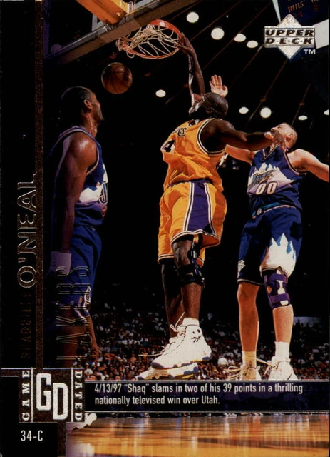 1997-98 UPPER DECK Lakers Los Angeles Lakers Carte #242 Shaquille O ...