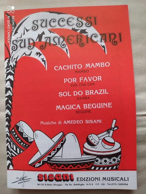 AMEDEO SISANI &SUCCESSI Sud Americani" - Album 4 Spartiti (1993) - Ed ...