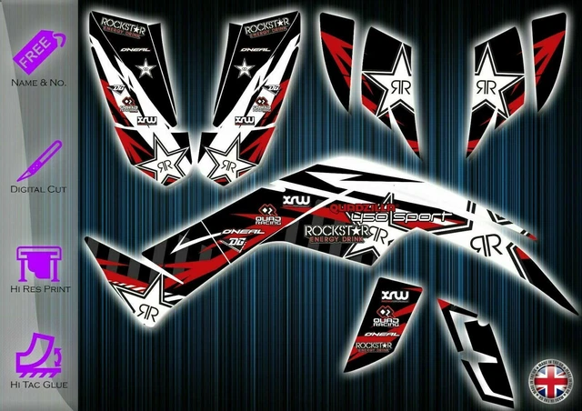 QUADZILLA 450 SPORT Stickers - Graphics Kit - Dinli Decals ATV Decals ...