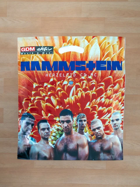 RAMMSTEIN PROMO TÜTE Herzeleid Beutel Tasche Sammlerstück -RARITÄT- EUR ...