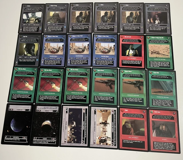 STAR WARS CCG 24 Card Bounty Hunter Deckbuilding Theme Combo for ...