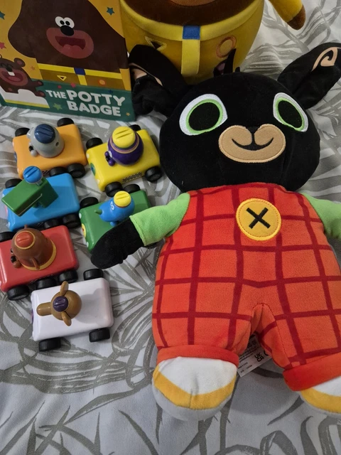 CBEEBIES BING HEY Duggee Plush Toys, Race Cars & Potty Training Book £ ...