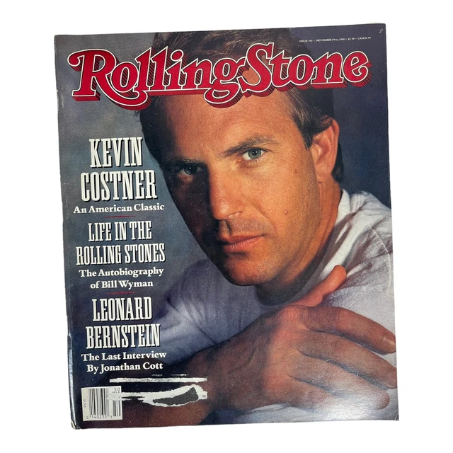 ROLLING STONE MAGAZINE 29 novembre 1990 Kevin Costner, Leonard ...