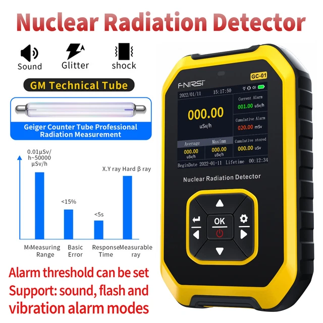 GM GEIGER COUNTER Tube Nuclear Radiation Detector β γ X-Ray Dosimeter ...