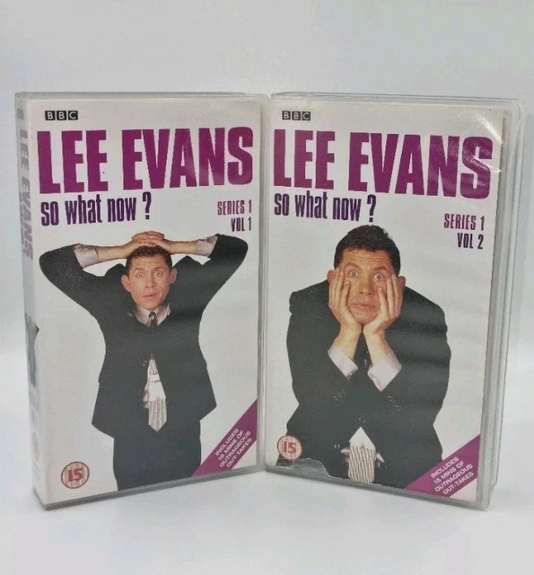 LEE EVANS SO What Now 2001 VHS PAL Video Bundle X2 Tapes Series 1 ...
