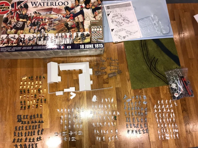 AIRFIX THE BATTLE Of Waterloo Set, farm, diorama, 250+ soldier/horse ...