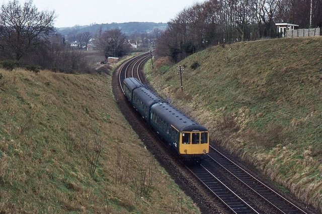 BRITISH RAIL CLASS 104 DMU Woodbridge Rail Photo £2.70 - PicClick UK
