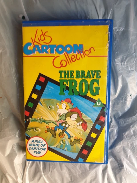 THE BRAVE FROG Kids Cartoon Collection Pal Vhs Video Kids Children £13. ...
