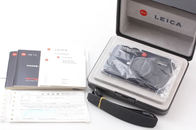 JAPAN MODEL 0.72 TTL "Almost Unused" Leica M6 Film Camera Black Body 10433 JAPAN £3,581.84 ...