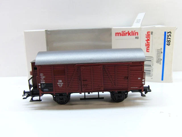 MÄRKLIN H0 gedeckter Güterwagen, DB, AC, KKK NEM, TOP in OVP #33477 EUR 17,90 - PicClick DE