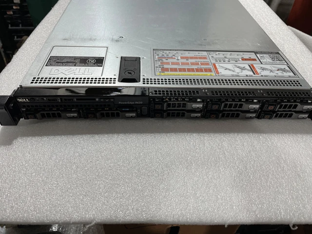 DELL POWEREDGE R630 Server 2x Intel E5-2650Lv4 64GB H330 8 x 600GB 10k ...