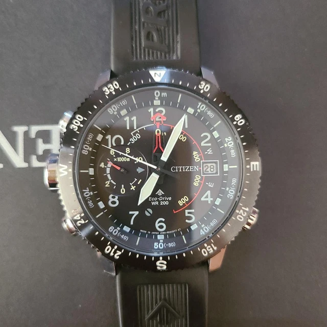 OROLOGIO DA UOMO Citizen Promaster Eco-Drive Alticron BN4044 Quadrante ...