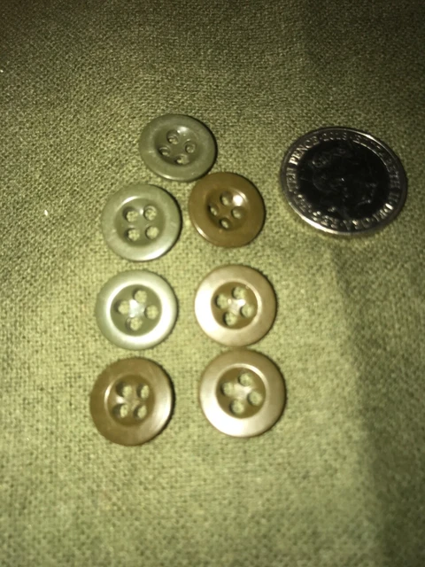 1950'S POST WW2 British Army Shirt buttons buttons £5.00 - PicClick UK