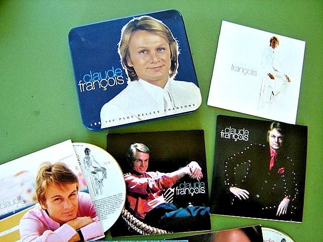 BOITIER MÉTAL 5 CD Claude François "Plus Belles Chansons" 2007 ...