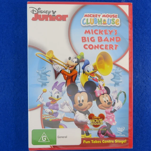 MICKEY MOUSE CLUBHOUSE Mickey's Big Band Concert - Brand New - DVD ...