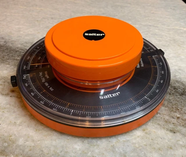 VINTAGE MID CENTURY Modern Burnt Orange Kitchen [Plate] Scale 6lb x ...