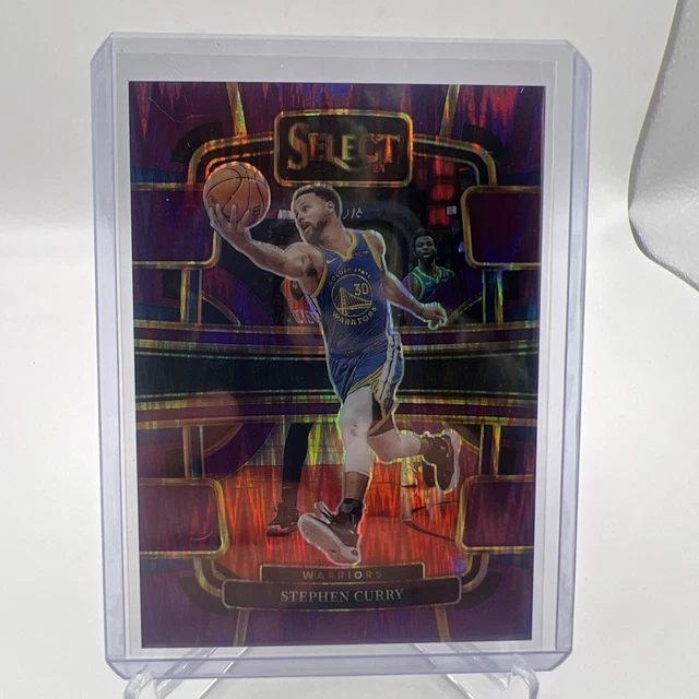 2023-24 PANINI SELECT Stephen Curry Flash Acourse viola/175 Warriors ...