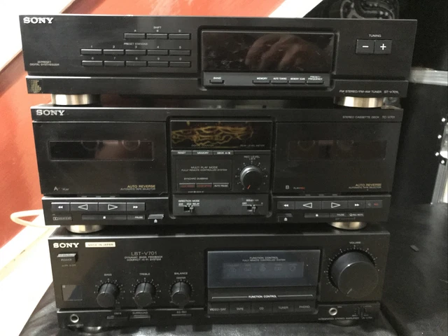 SONY LBT-V701 HIFI System Amp Cassette Tuner Combo Tc-V701 St-V701 EUR ...