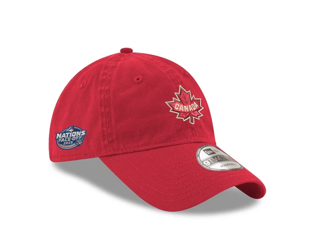 MEN'S 2025 TEAM Canada 4 Nations Face-Off 9TWENTY Adjustable Hat Cap ...