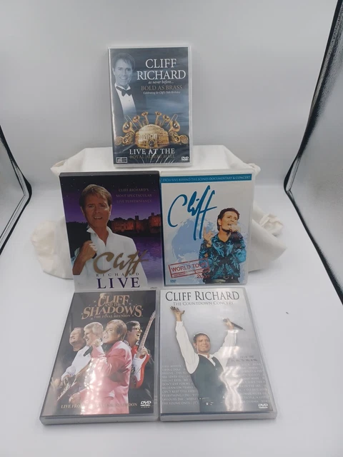 CLIFF RICHARD DVD Collection - Greatest Hits & Live Performances Music ...