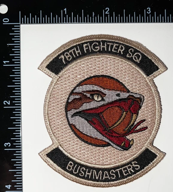 OIF OEF USAF 78th Fighter Squadron Bushmasters Patch EUR 20,72 ...