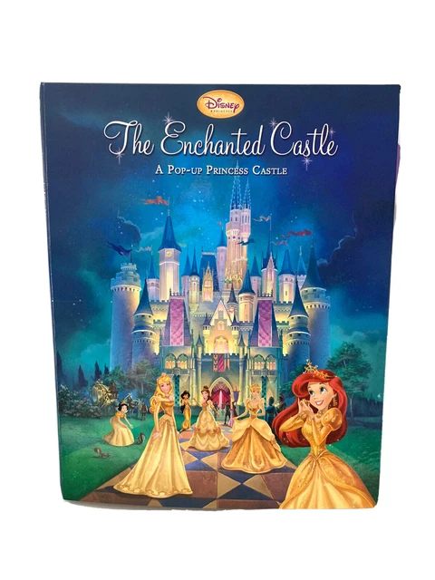 RARE DISNEY THE Enchanted Castle Pop Up Princess Castle Book - Ariel ...