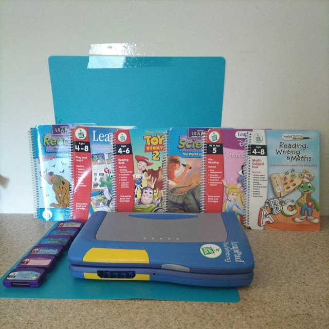 LEAPFROG LEAP PAD Plus Writing Learning System 7 Cartridges, 6 books ...