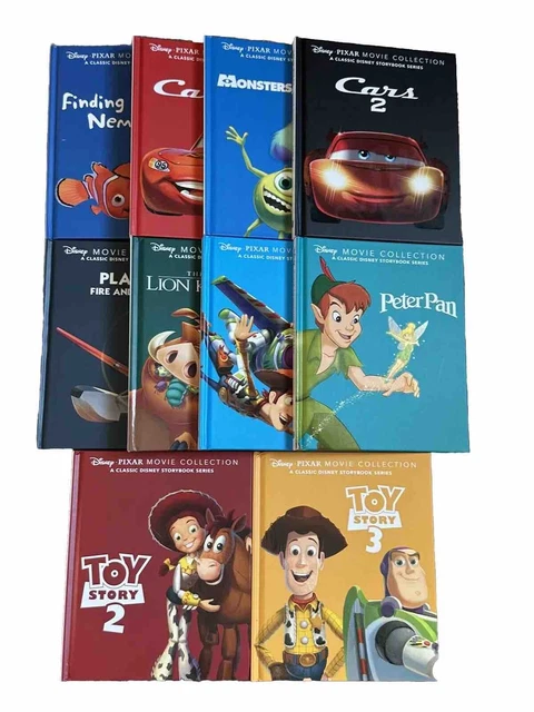 DISNEY PIXAR MOVIE Storybook Collection Box Set- 10 Hardcover Books $15 ...