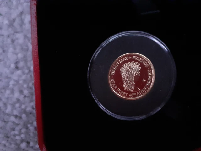 QUEEN BRIAN MAY Starfleet-LIMITED GOLD SIXPENCE-Latest in Minted Coin ...