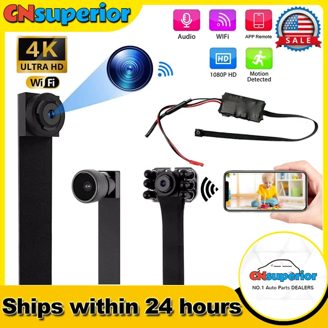4K WIRELESS 1080P HD Mini WIFI screw Module Nanny Pinhole Spy DIY ...