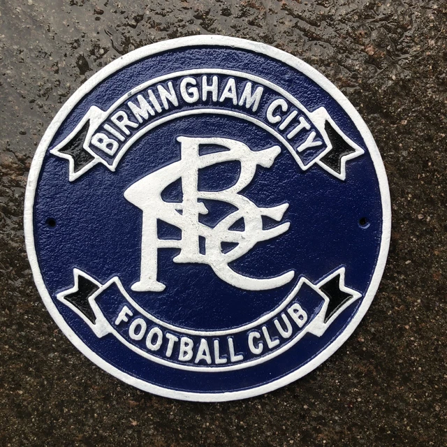 BIRMINGHAM CITY FOOTBALL Club Cast Iron Sign £27.00 - PicClick UK