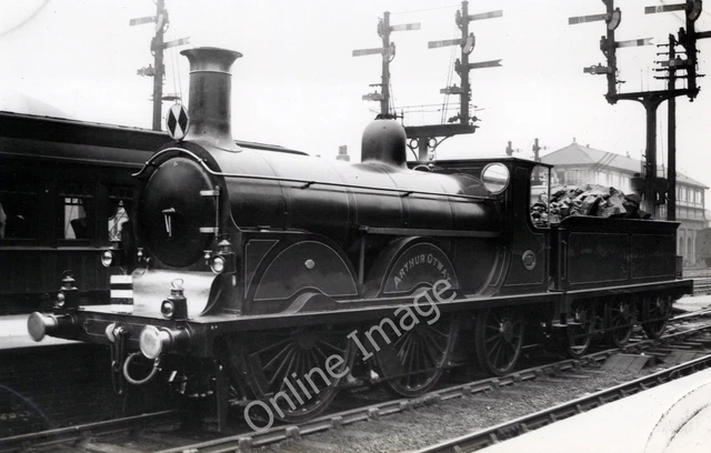 Railway Photo Darkroom Lbandscr Engine 0 4 2 Arthur Otway No 190 C1900 £