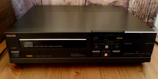 PHILIPS CD104 VINTAGE CD Player £182.72 - PicClick UK