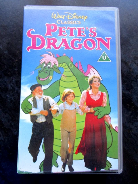 WALT DISNEY CLASSICS Pete’s Dragon VHS Video Vintage 123 mins running ...