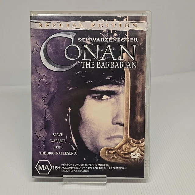DVD CONAN THE Barbarian ARNOLD SCHWARZENEGGER $6.95 - PicClick AU