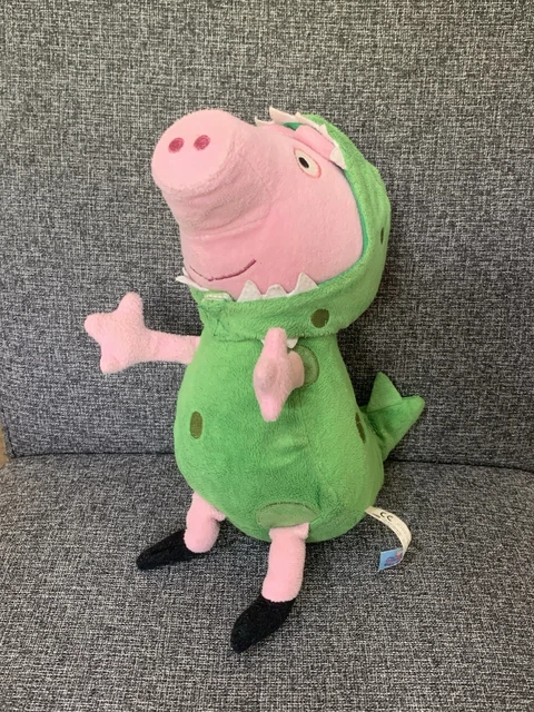 PEPPA PIG GEORGE Dinosaur Outfit Costume Soft Toy Plush 11” 2003 £16.15 ...