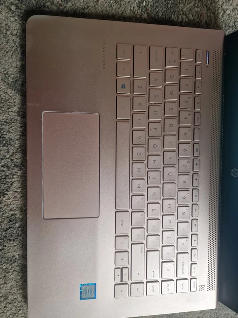 HP ROSE GOLD Laptop 128GB SSD.8gb Ram. I3-7100. Good Battery. 14in £149 ...