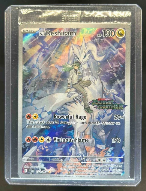 2025 POKEMON SV Journey Together JTG EN N's Reshiram Promo Cards #167/ ...