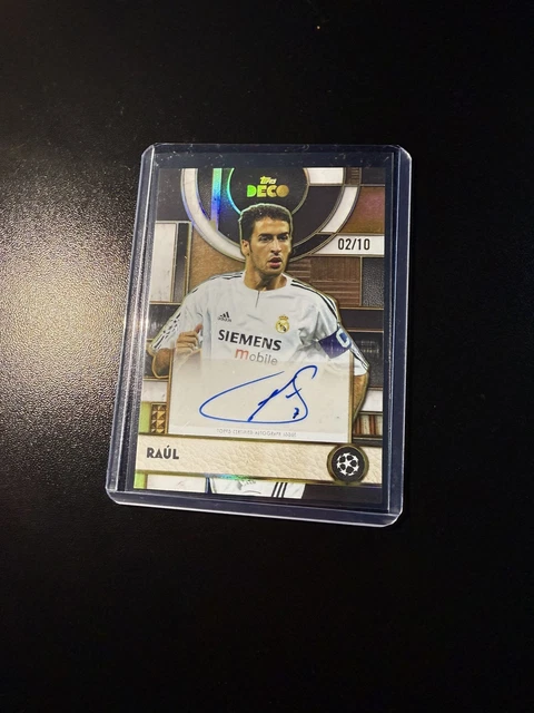 2025-26 TOPPS UCC DECO Raul Auto /10 £125.50 - PicClick UK