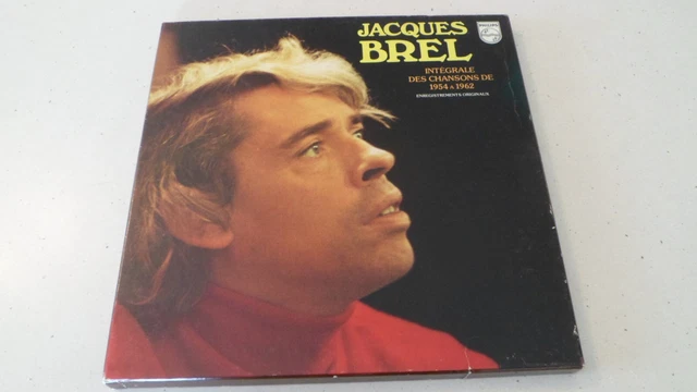 JACQUES BREL INTEGRALE DES CHANSONS 1954 à 1962 coffret de 5 disques ...